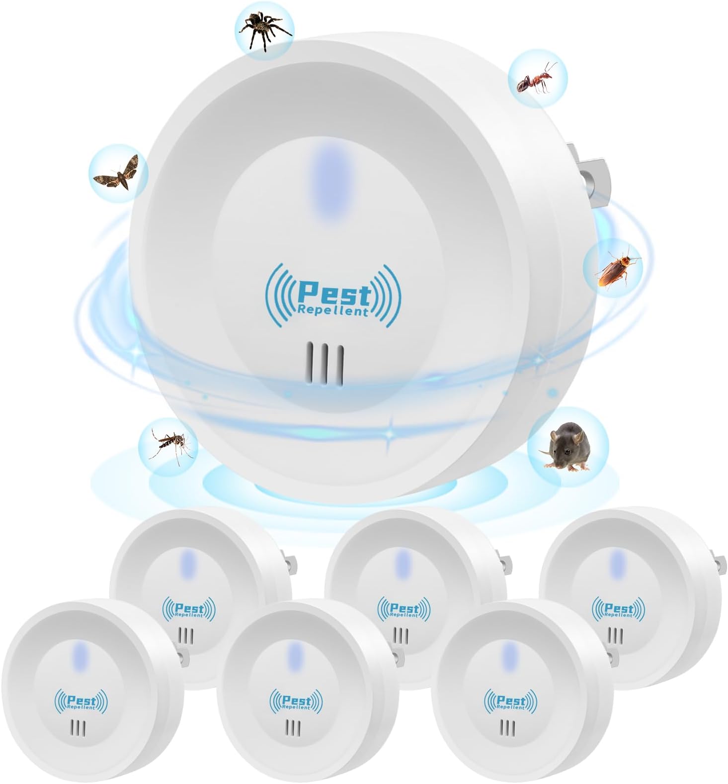 Amazon.com: Upgraded Ultrasonic Pest Control Repeller Pest Control ...