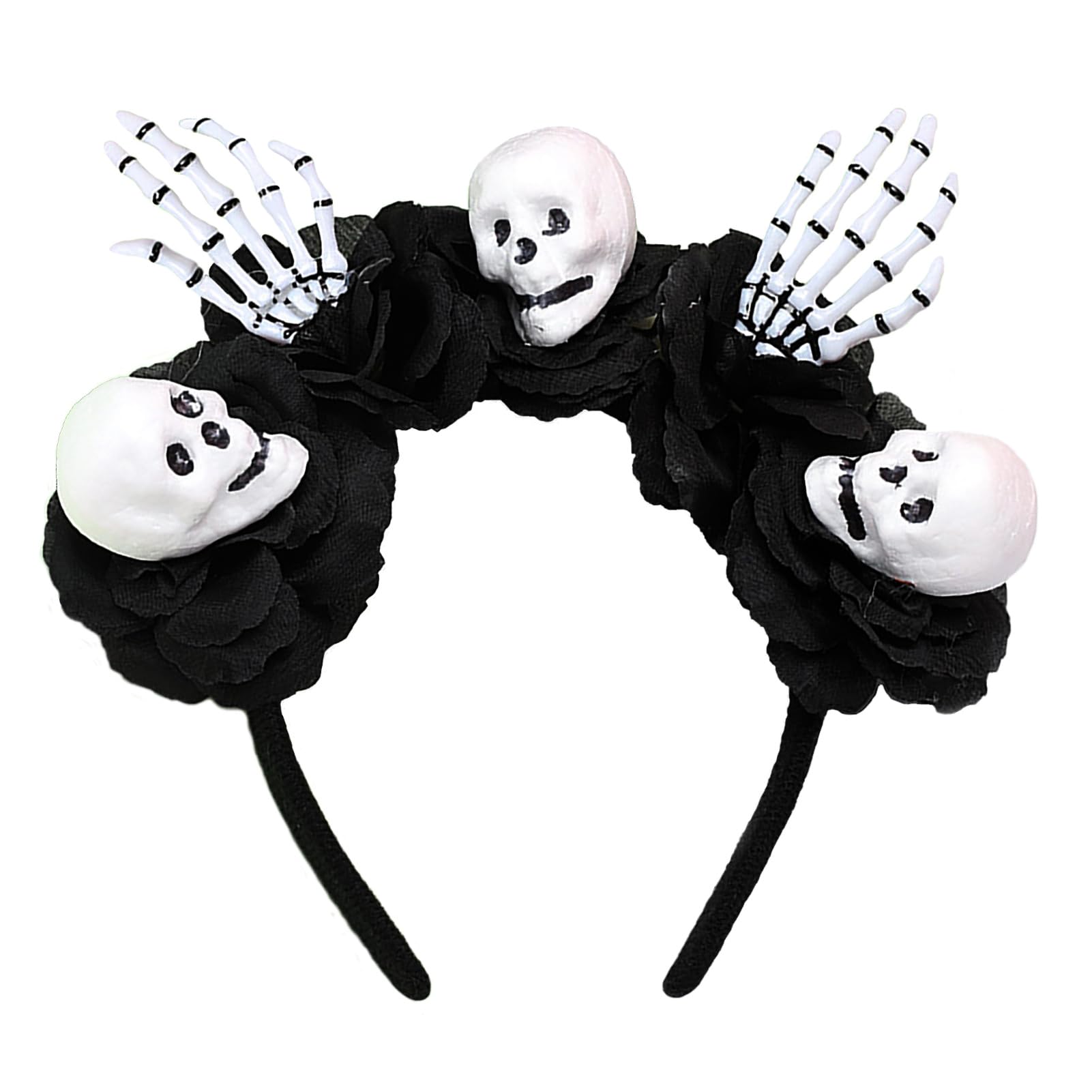 Amazon.com : Junyovin Skeleton Headband, Halloween Headbands for Women ...