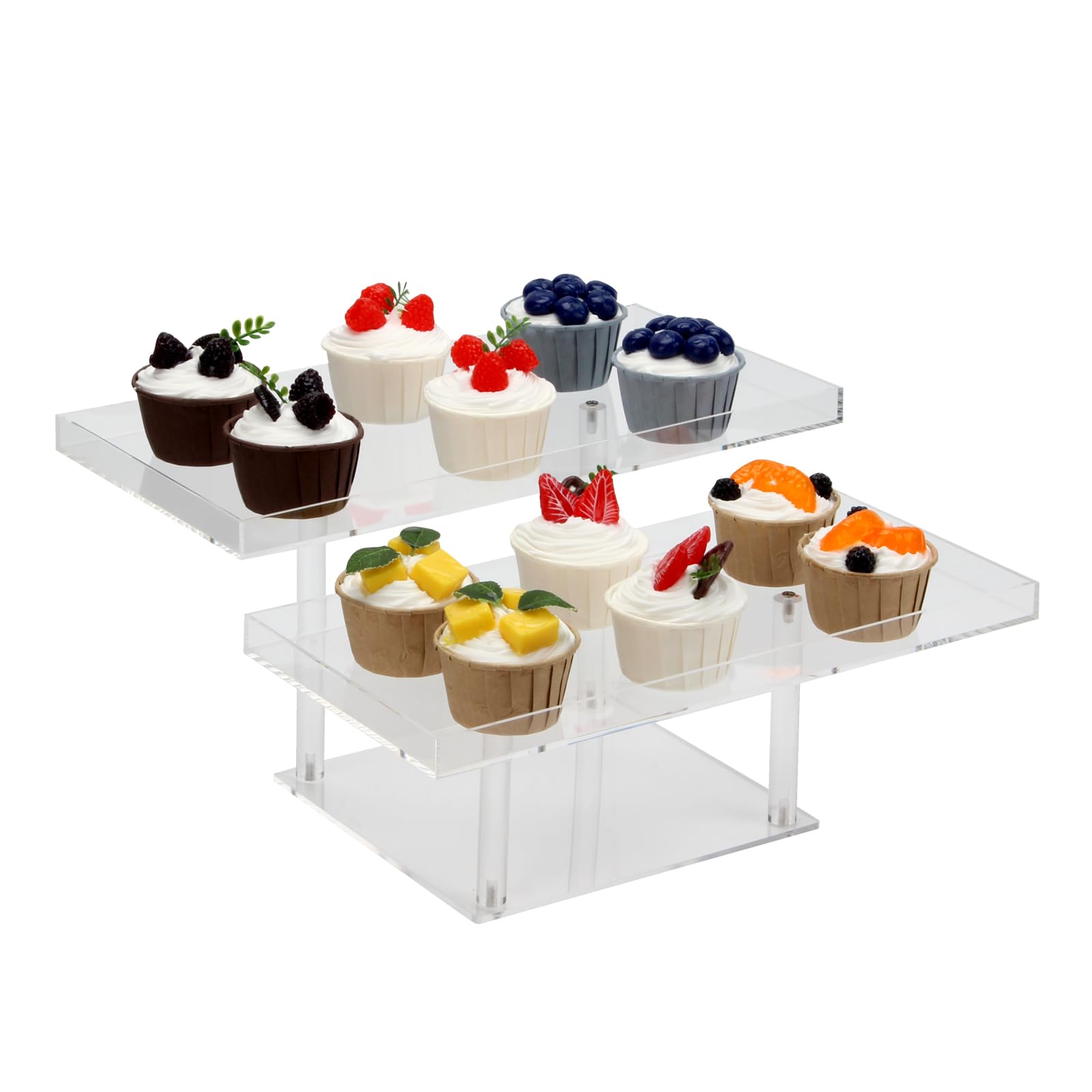 Snapklik.com : KVMORZE Dessert Table Display Set, Clear Acrylic ...