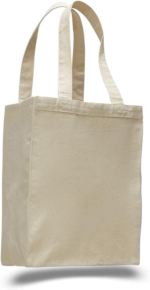 Amazon.com: (12 Pack) Set of 12- Extra Heavy Duty Canvas Tote Bag with ...