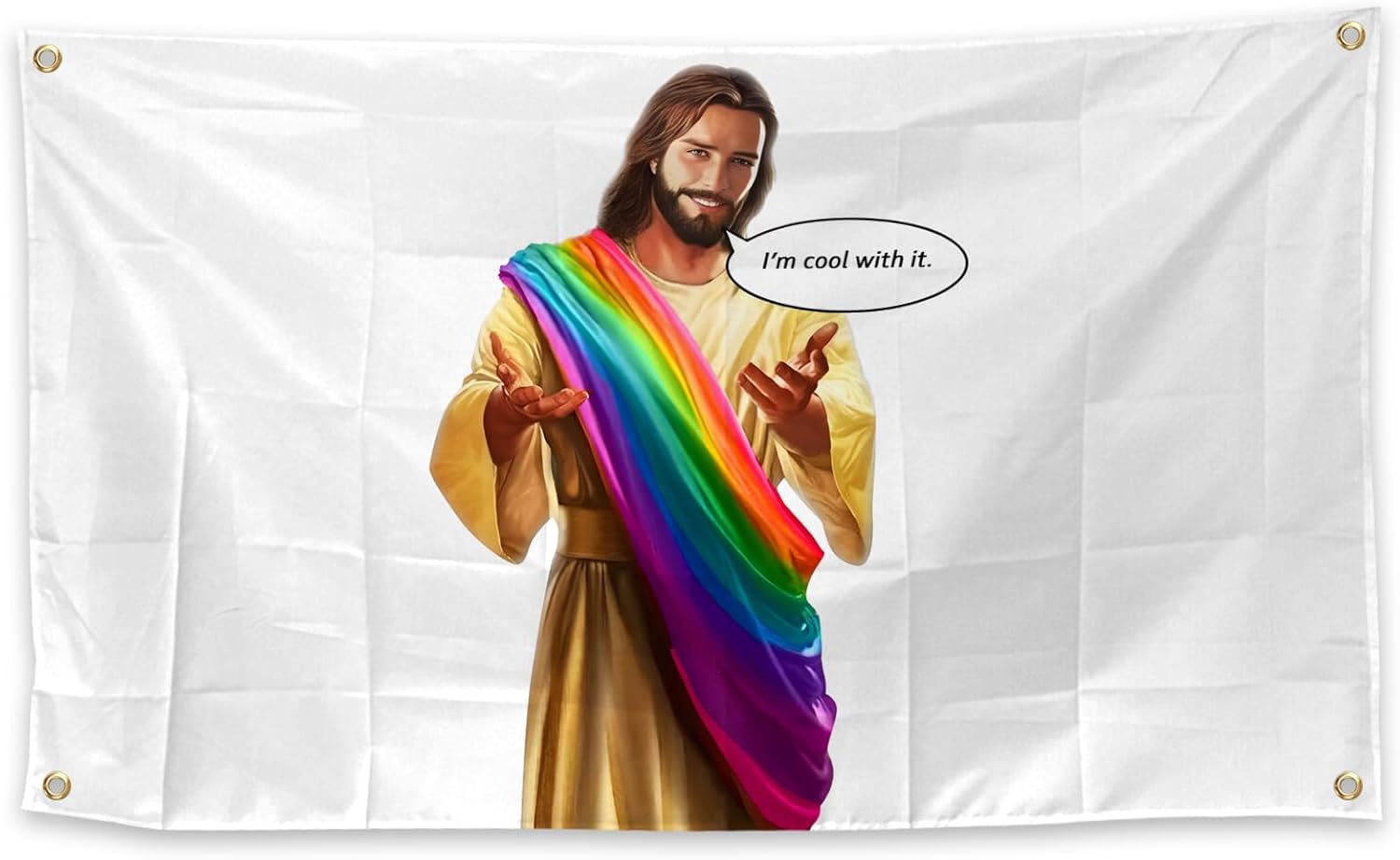 Amazon.com: ZcEra Funny Tapestry 3x5ft Meme Tapestries Wall Hanging Art ...