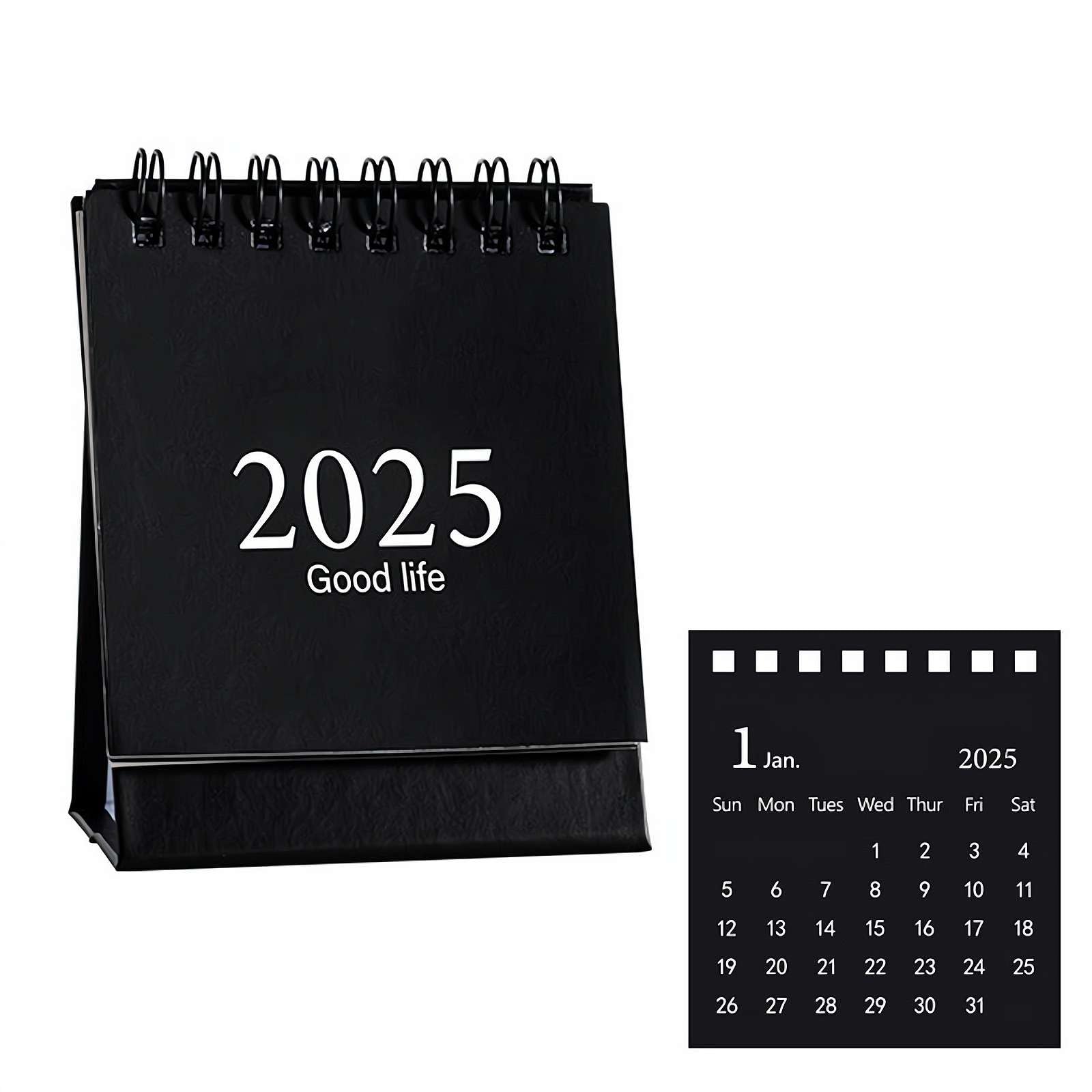Amazon.com : Mini Calendar 2025, Small Desk Calendar Mini Standing Flip ...