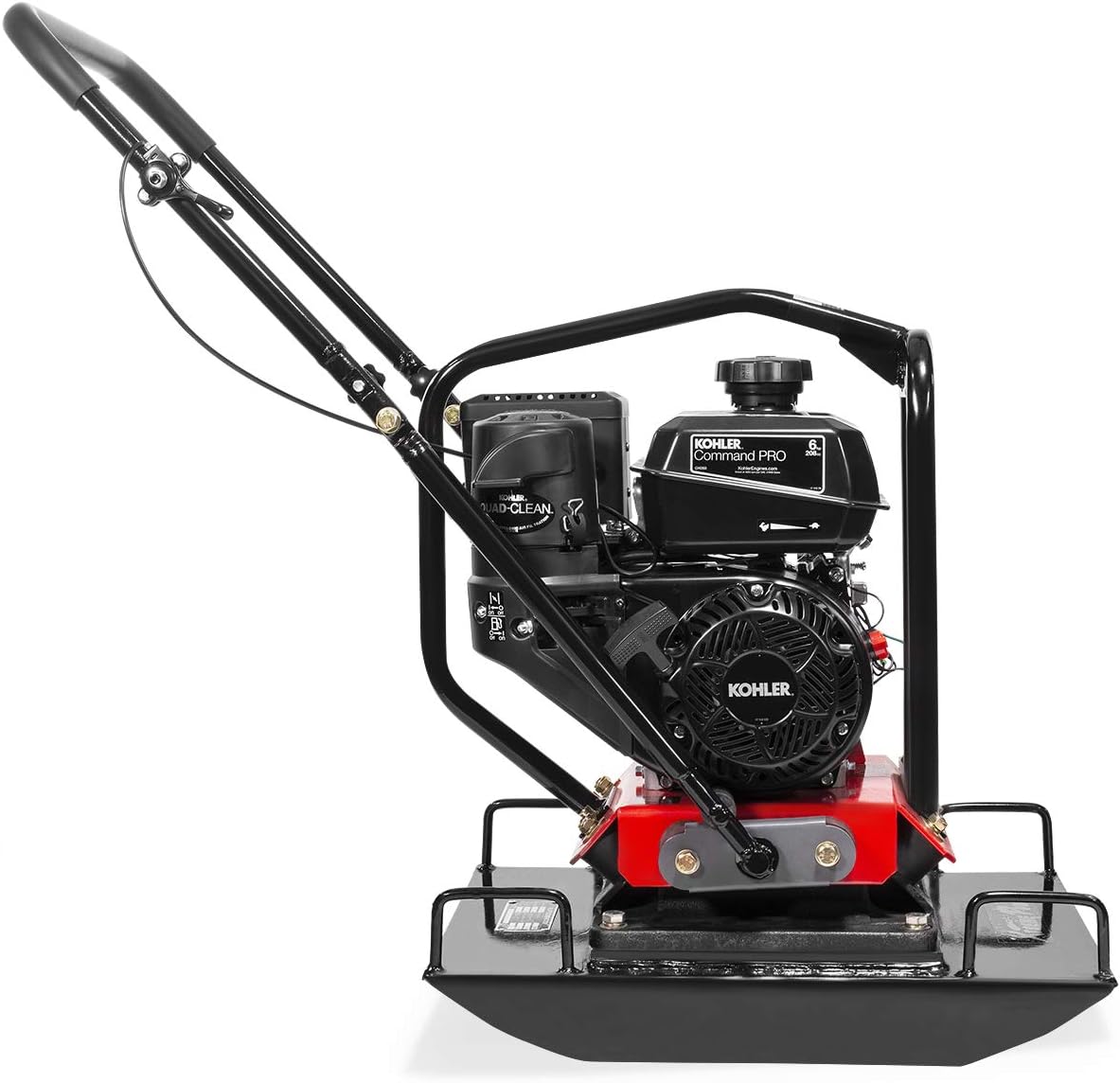 Amazon.com: XtremepowerUS 6HP Gas Plate Compactor 208cc Engine CH260 4 ...