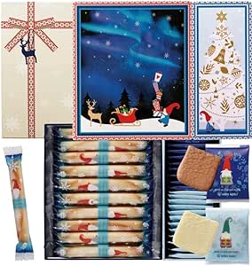 Amazon.co.jp: クリスマス お歳暮 ギフト ヨックモック 【44個入り】カドー ドゥ ノエル お菓子 シガール 20本 ビエ オゥ ショコラオレ 12枚 ビエ オゥ ショコラブラン ...