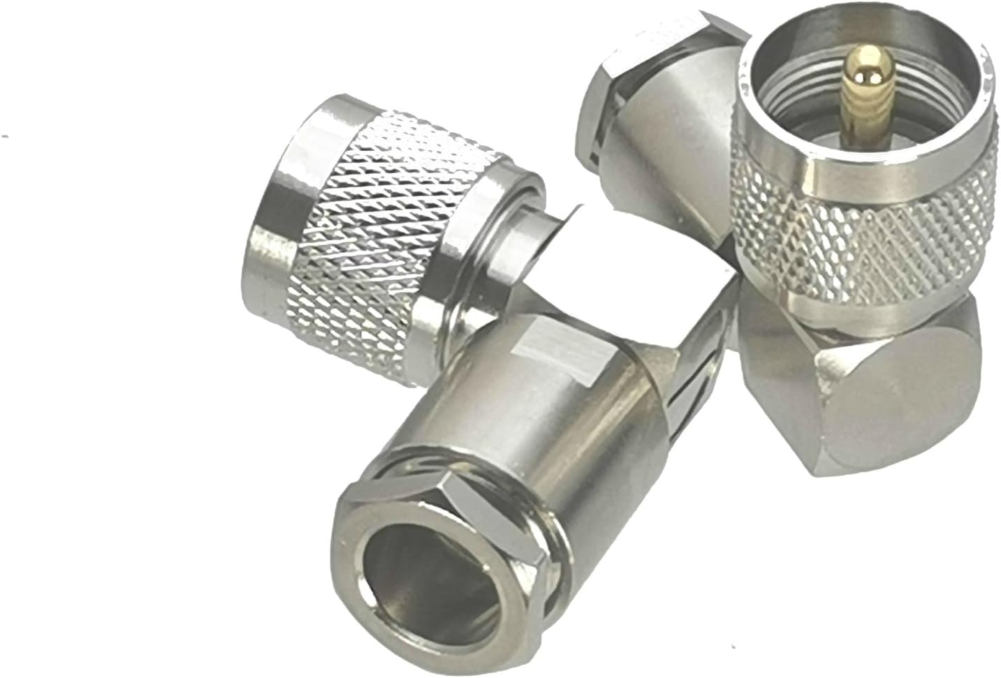 Amazon.com: FUzha 10PCS UHF Male pl;/UG PL259 Right Angle Clamp RG8 ...