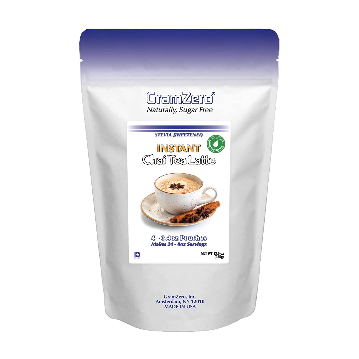 Amazon.com : Gramzero Premium Chai Latte Powder Mix | Best Chai Drink ...