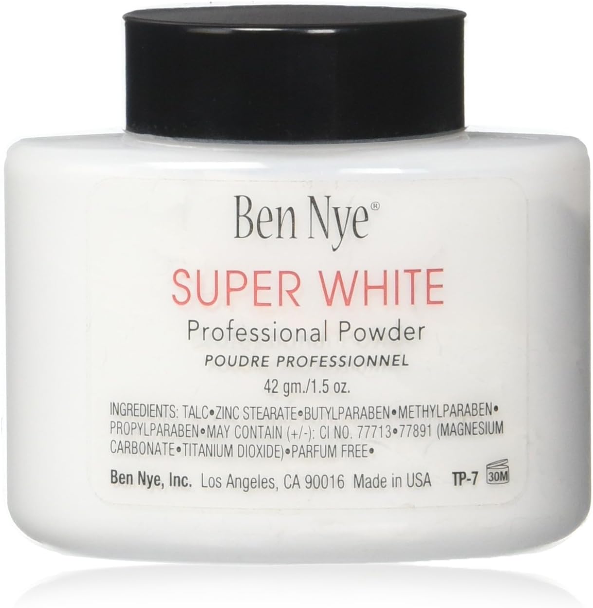Ben Nye Classic Translucent Face Powder 1.5 oz - Super White : Amazon ...