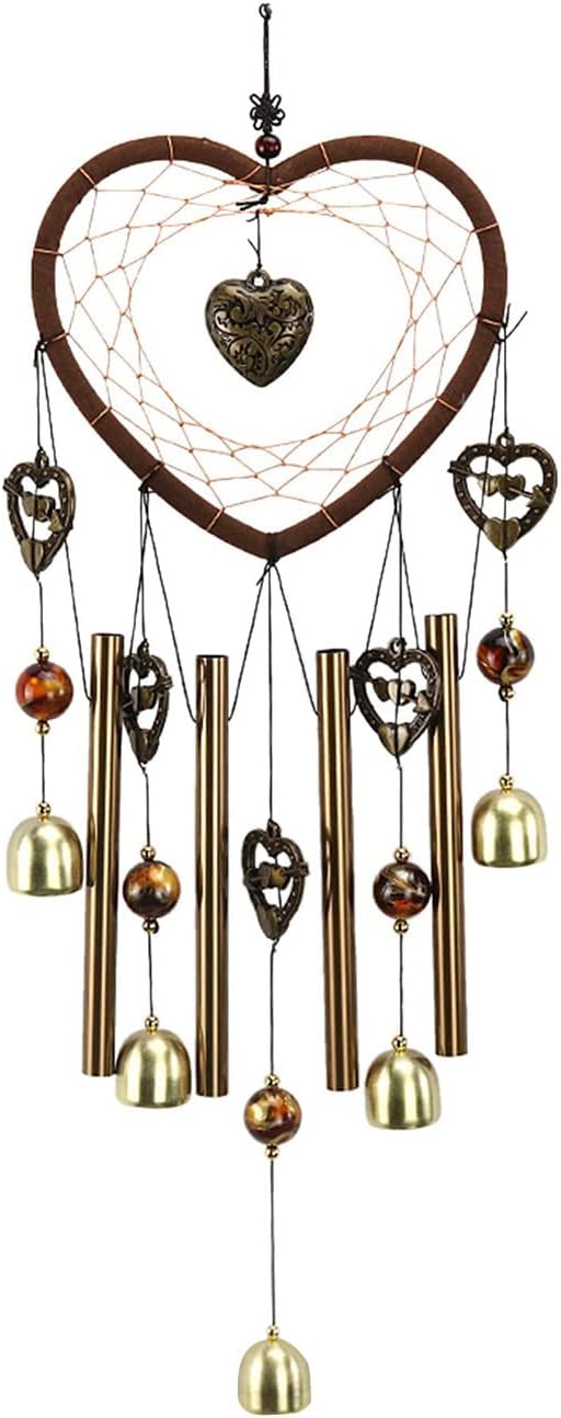 Amazon.com: Gnome Fabric Ornament Garden Loving Heart Wind Chimes ...