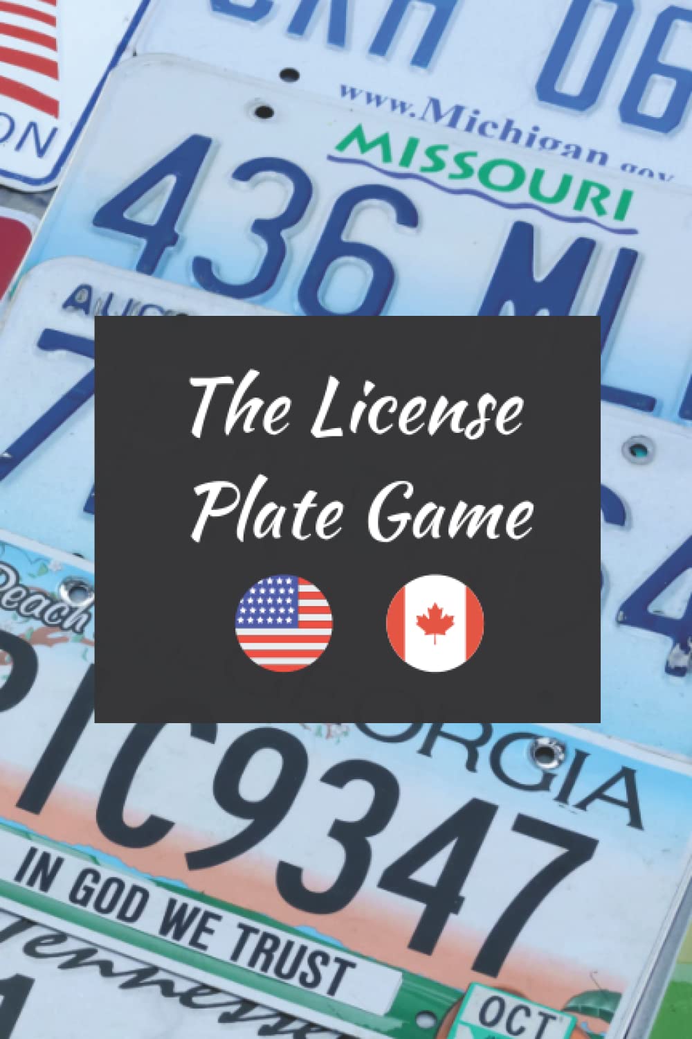 The License Plate Game - an activity book for road trips | U.S. and ...