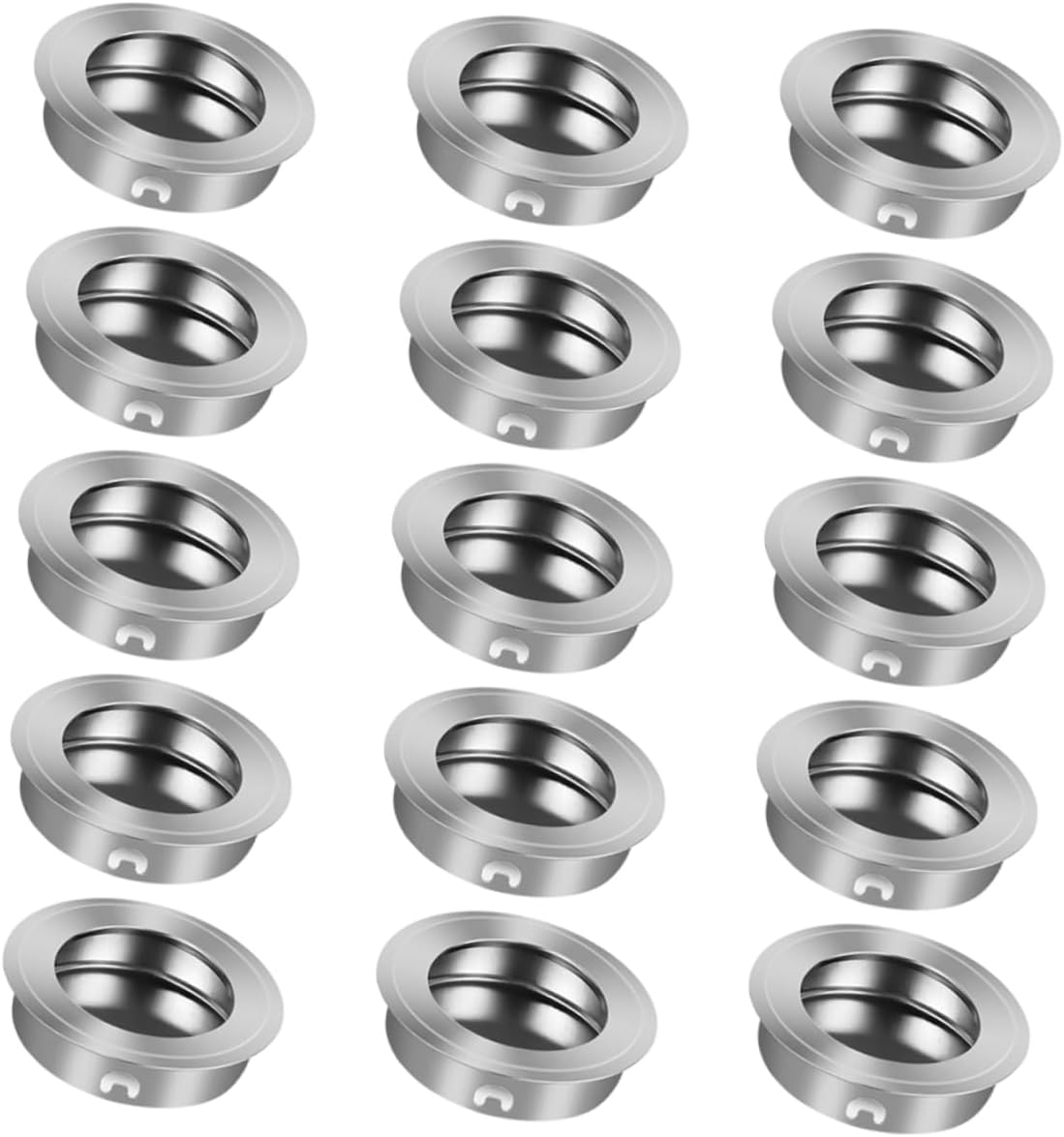 Angoily 15pcs Concealed Handle Metal Drawer Knobs Kitchen Drawer Pulls ...