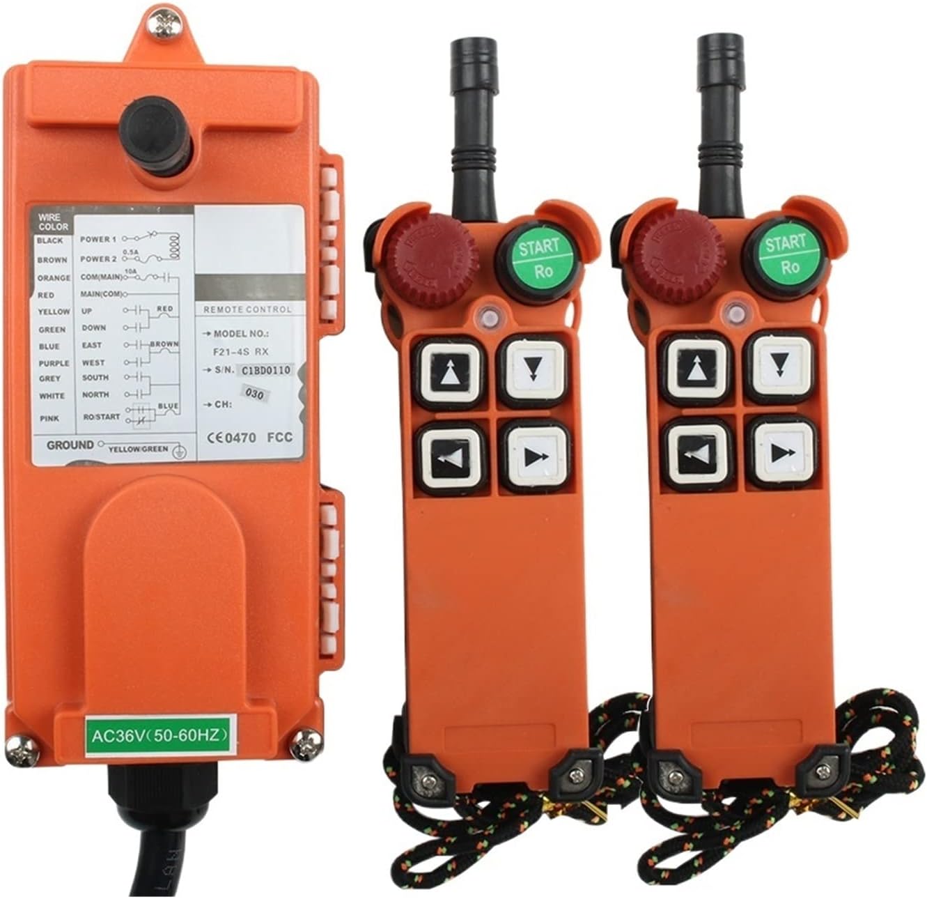 Amazon.com: F21-4S Industrial Wireless Radio Remote Controller Crane ...