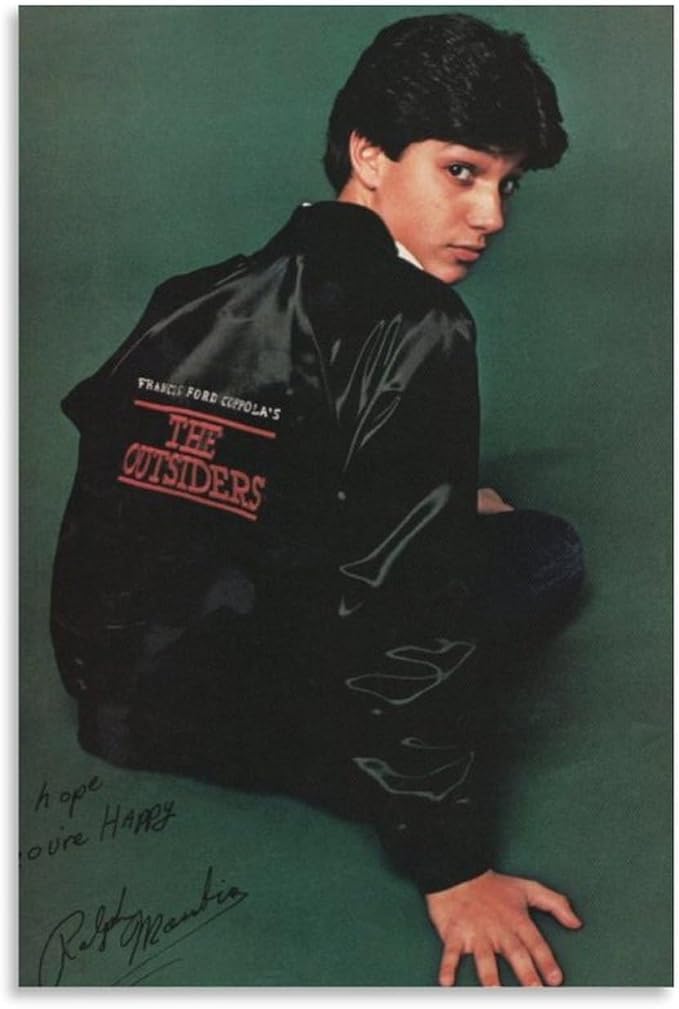 Amazon.com: bubugo Vintage Ralph Macchio Poster Artworks Canvas Poster ...
