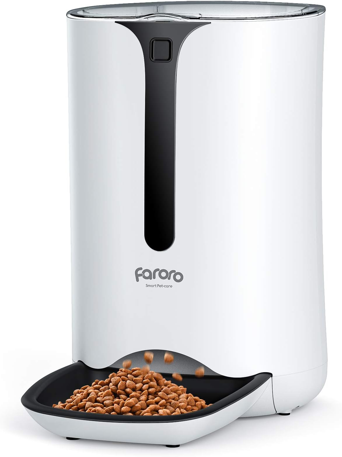 Faroro Automatic Cat Feeder, 4L Cat Feeder with Timer up to 6 Meals Per ...