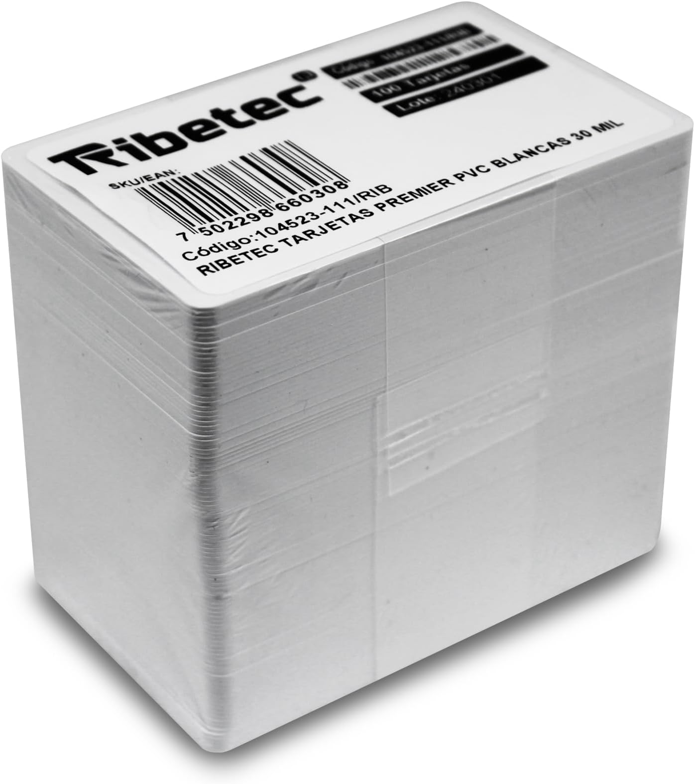 100 Tarjetas Plástico PVC Cr80 ideal para impresoras Zebra, Evolis ...