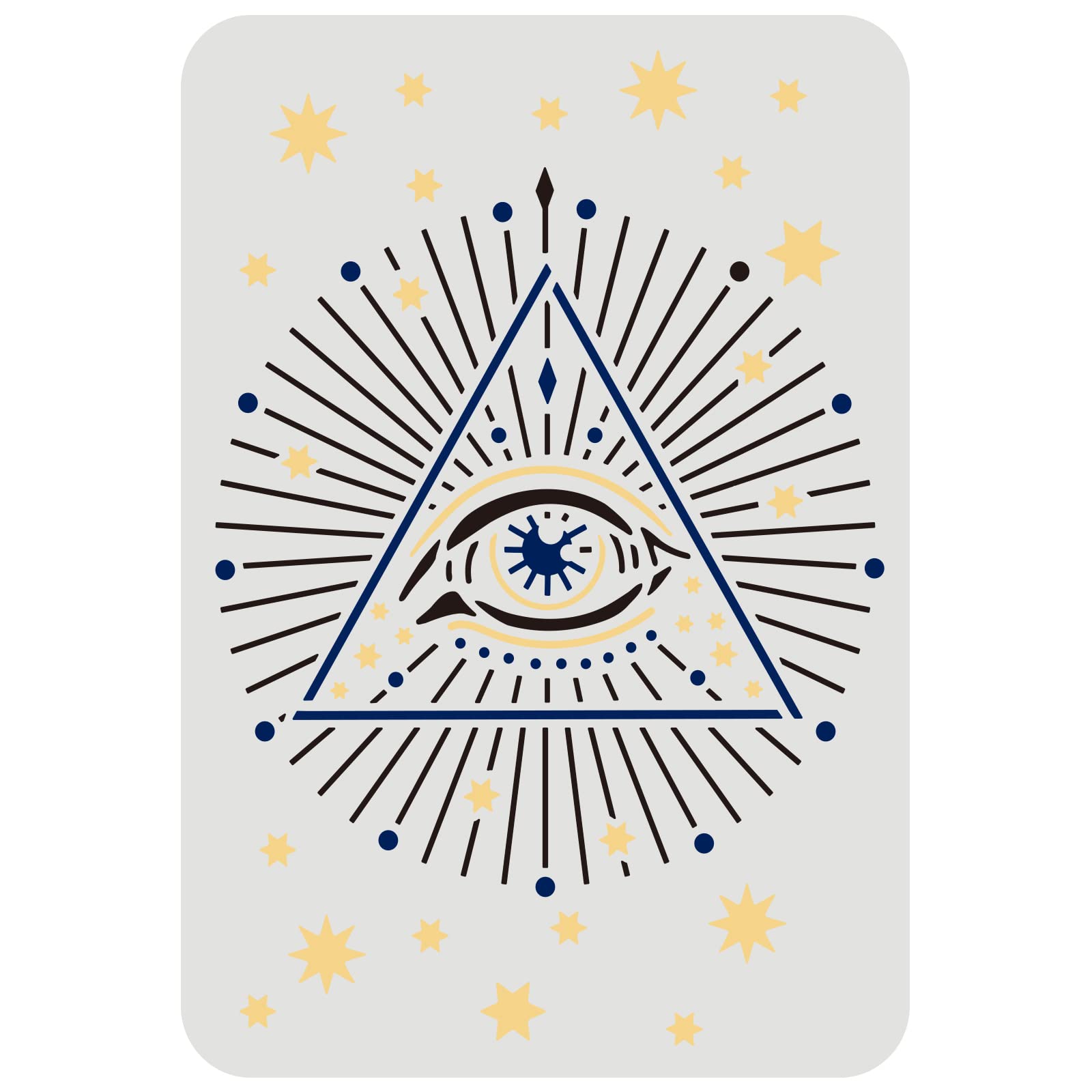 All Seeing Eye Stencil