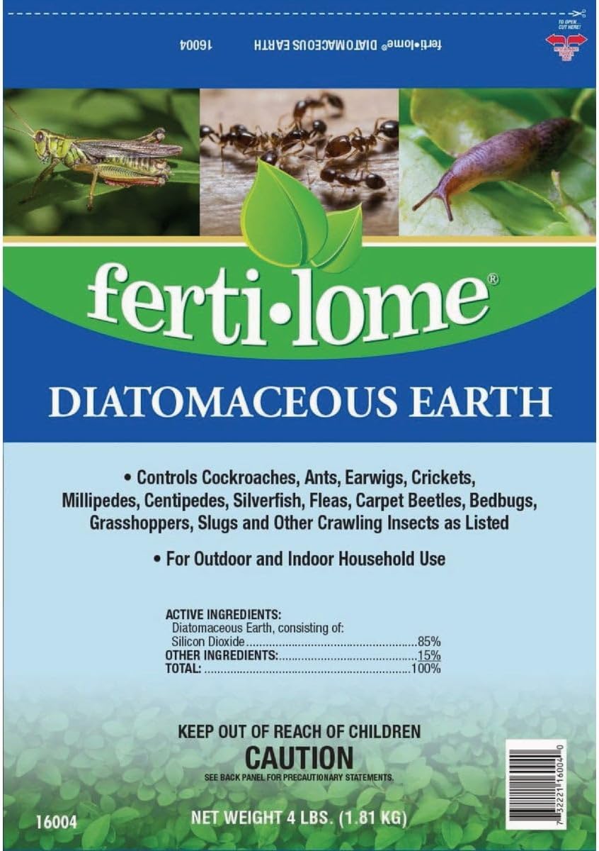 Amazon.com: Fertilome (16004) Diatomaceous Earth Crawling Insect ...