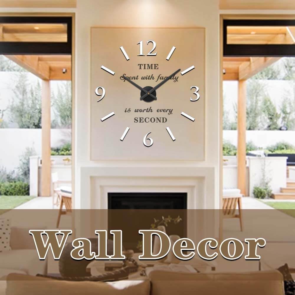 Snapklik.com : VANGOLD Wall Clock For Living Room Decor