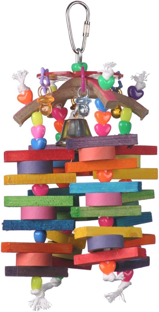 Amazon.com : Super Bird Creations SB691 Thing-a-ma-bob Bird Toy, Medium ...