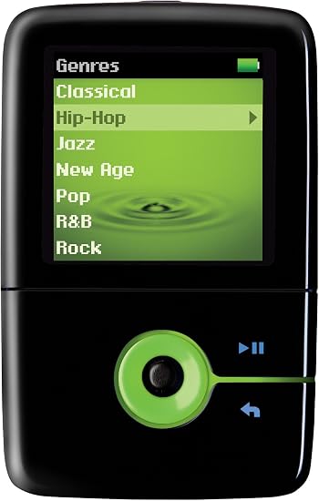 Amazon.com: Creative Zen V Plus 2 GB Portable Media Player (Black/Green ...