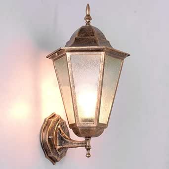 MAXTED Outdoor Wall Lantern | Waterproof Outdoor Up-Facing Exterior Light for Front Door ...