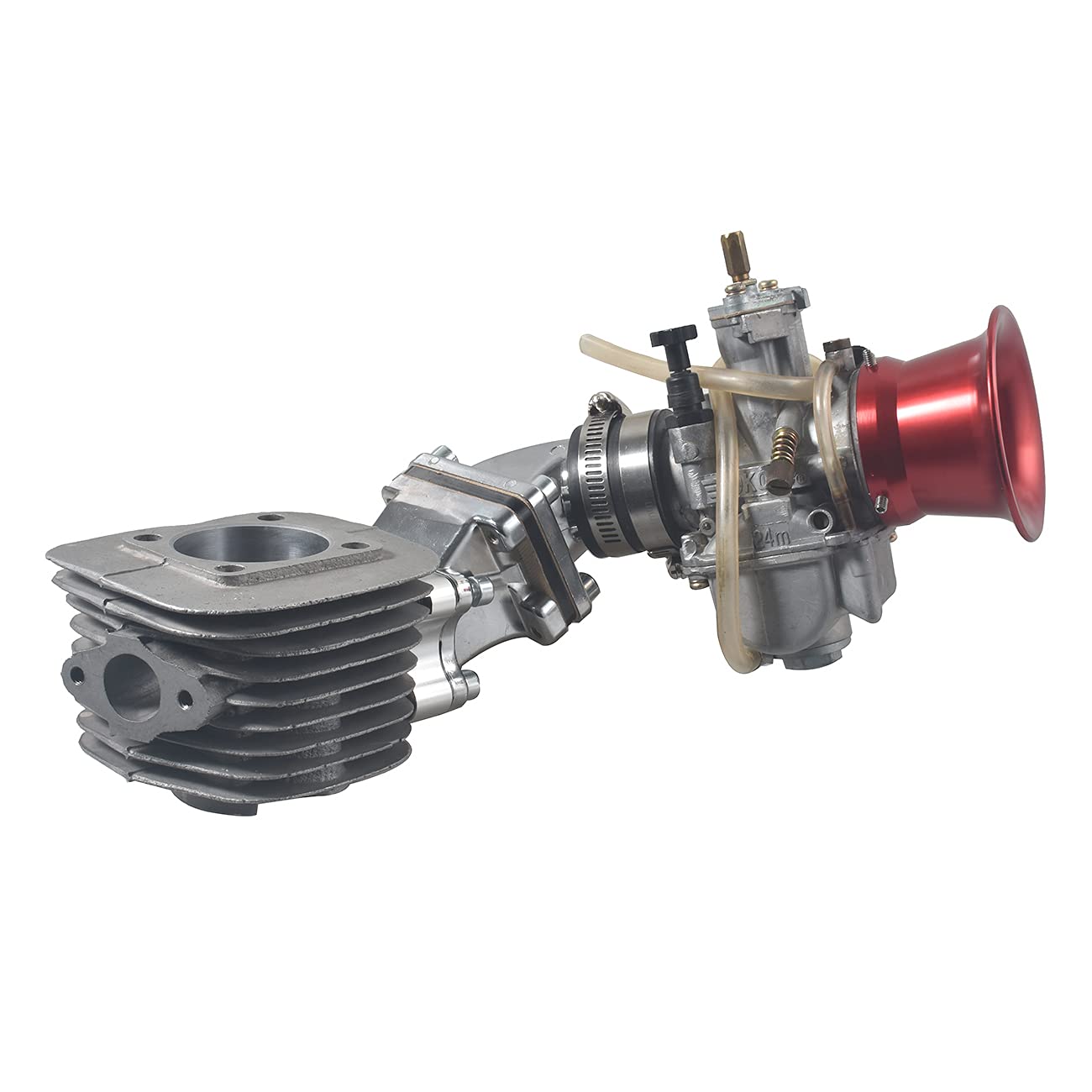 Amazon.com: jtfrkope Dio reed valve cylinder Carburetor Kit For 66cc ...