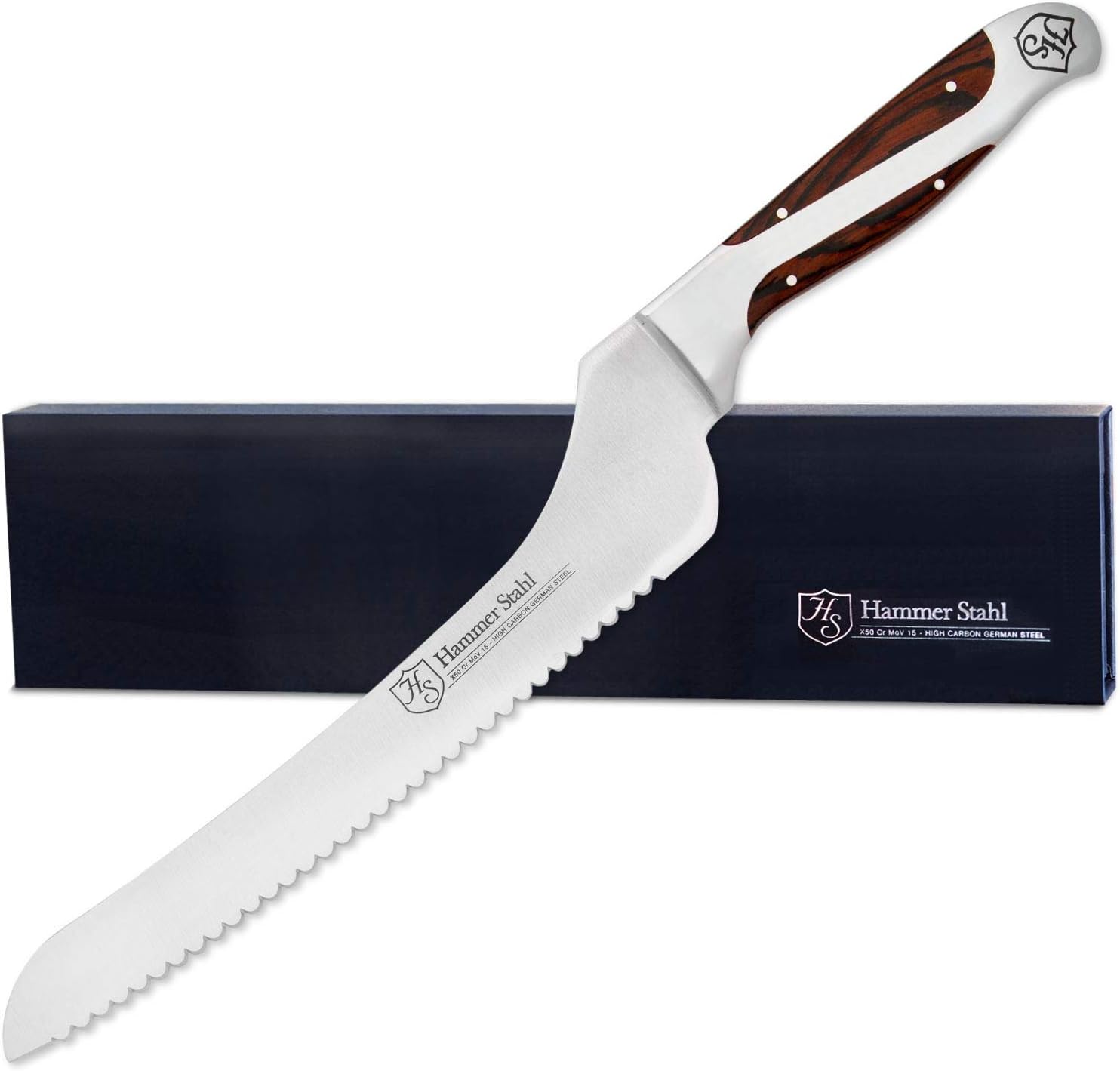 Amazon.com: Victorinox 7.6058.20 Offset Bread Knife Serrated Blade in ...