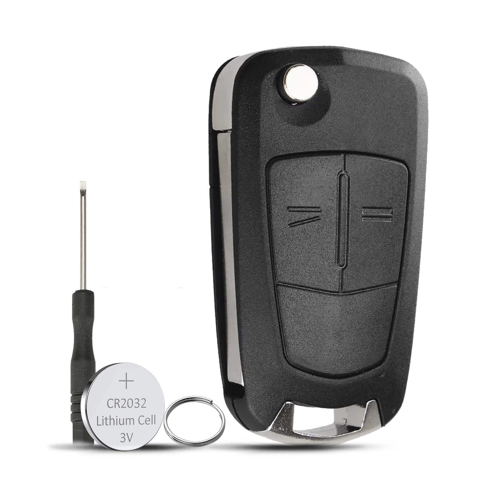 2 Buttons Key Fob Key Case Cover For Opel Vauxhall Corsa Astra Vectra ...