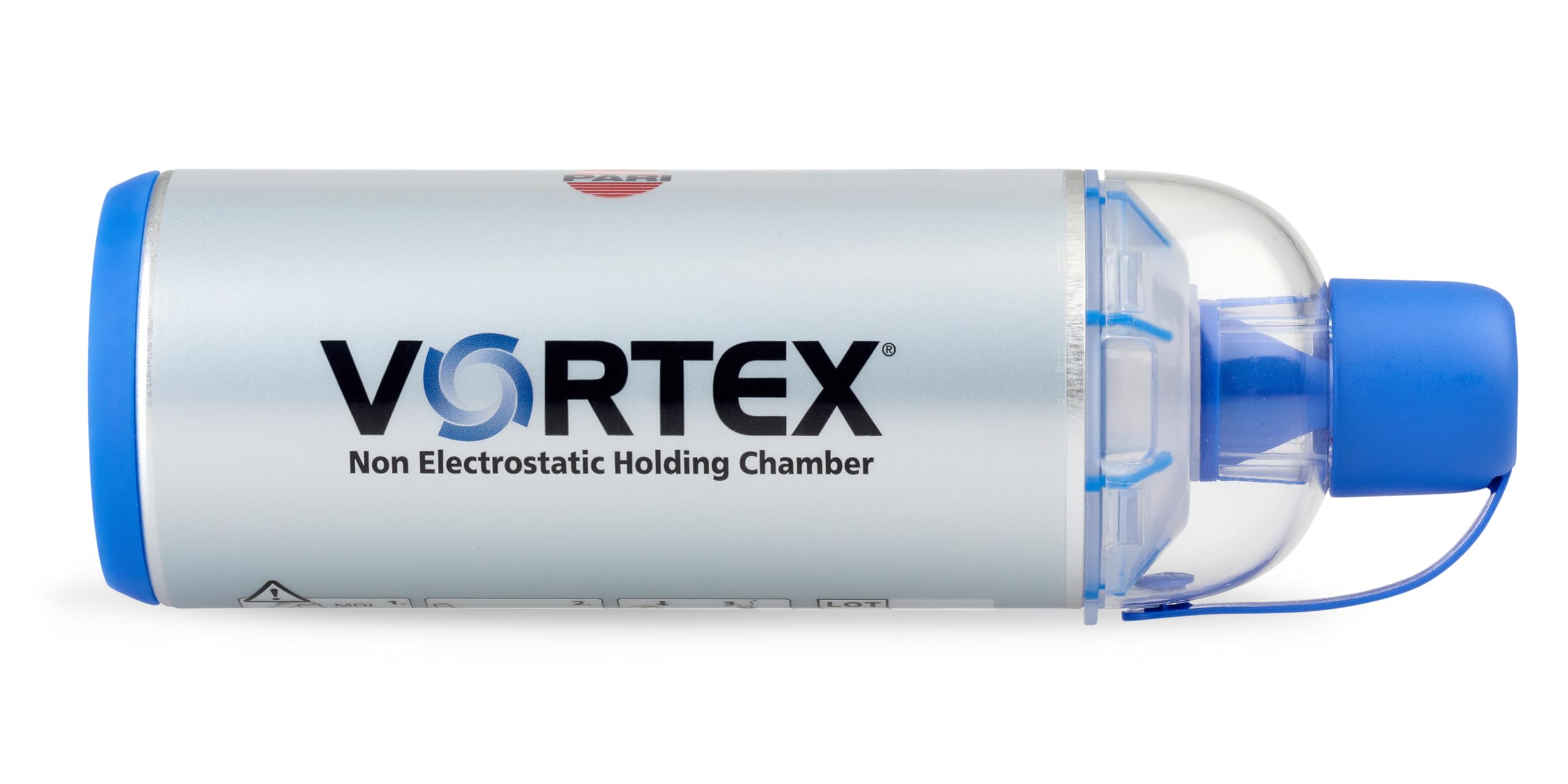 PARI VORTEX Inhalierhilfe mit Mundstück zur Inhalation in Kombination ...