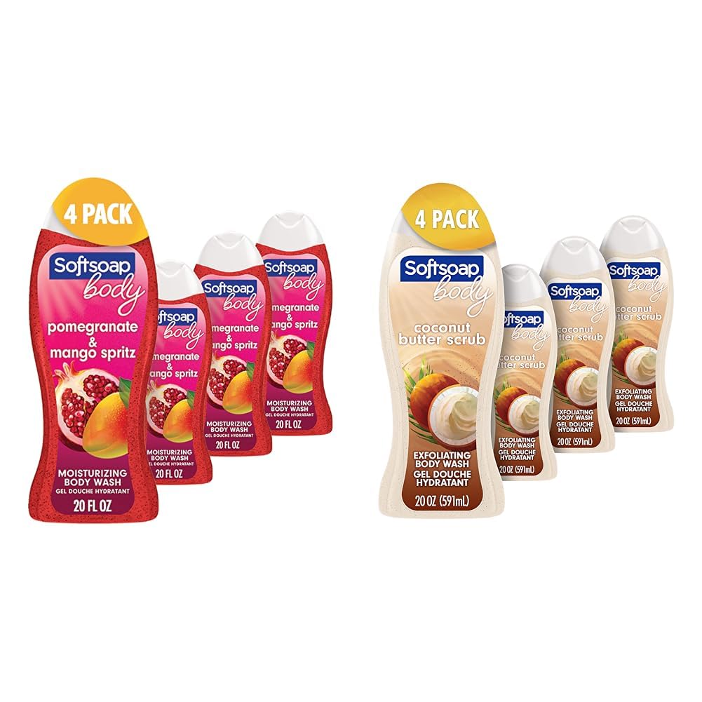 Amazon.com : Softsoap Body Wash, Pomegranate & Mango Spritz Body Wash ...
