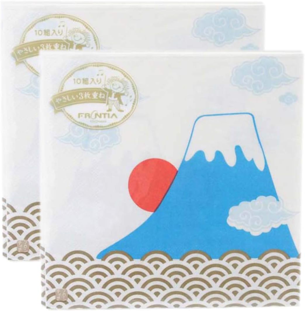 Amazon.com | Frontia Paper Napkins Japanese Pettern 13x13" 20 Count 3 ...