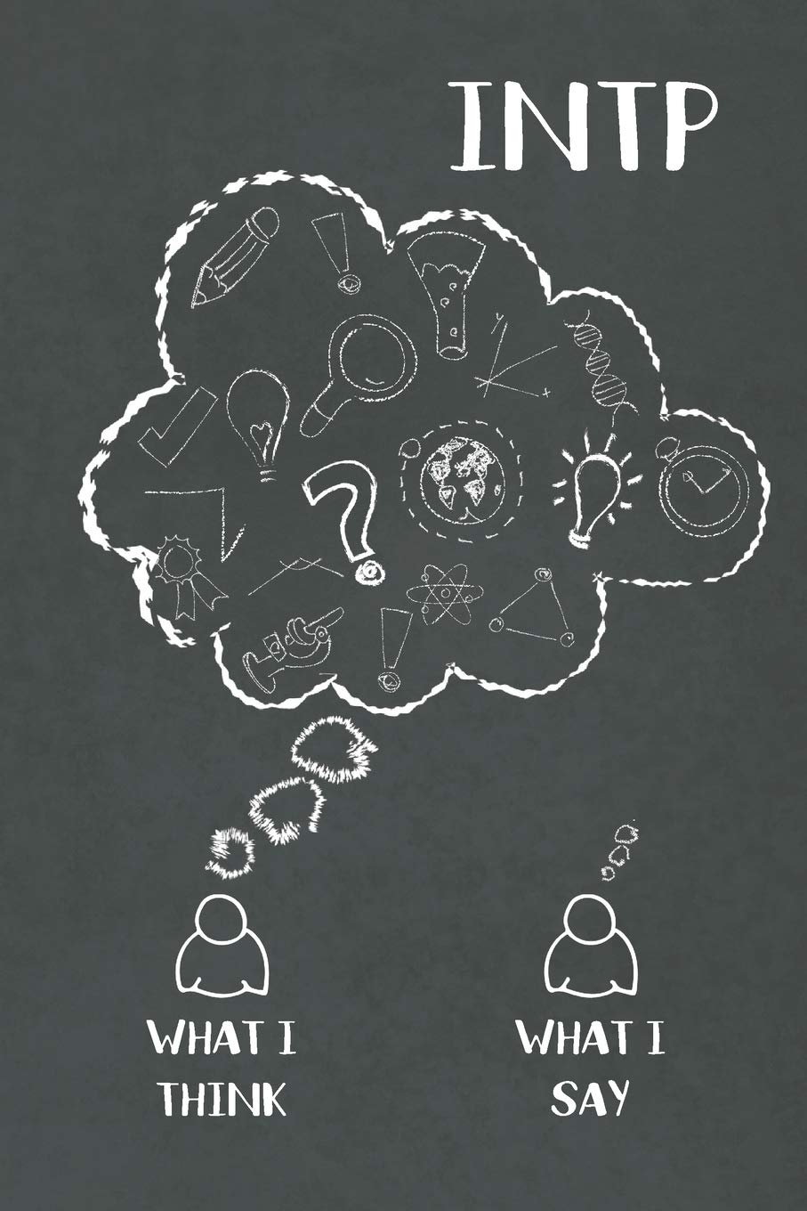 INTP: What I Think, What I Say: INTP Gifts - MBTI Lined Notebook ...