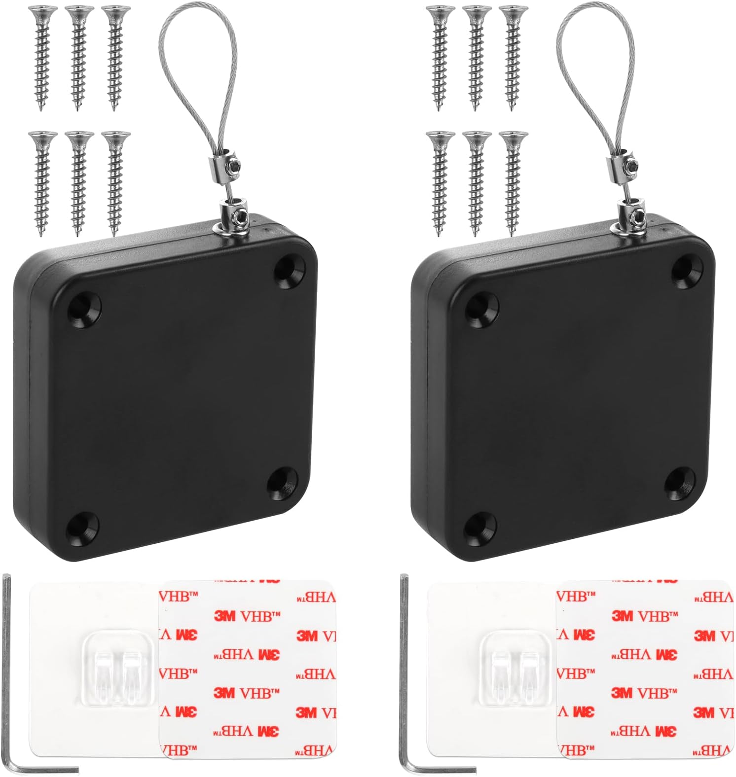 Chiudiporta Automatico, 2 Pezzi Chiudi Porta Porte Interne Senza ...