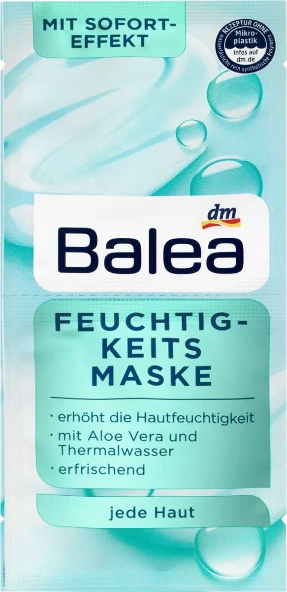Balea Moisturising Mask Pack of 10 for 20 Applications – BigaMart