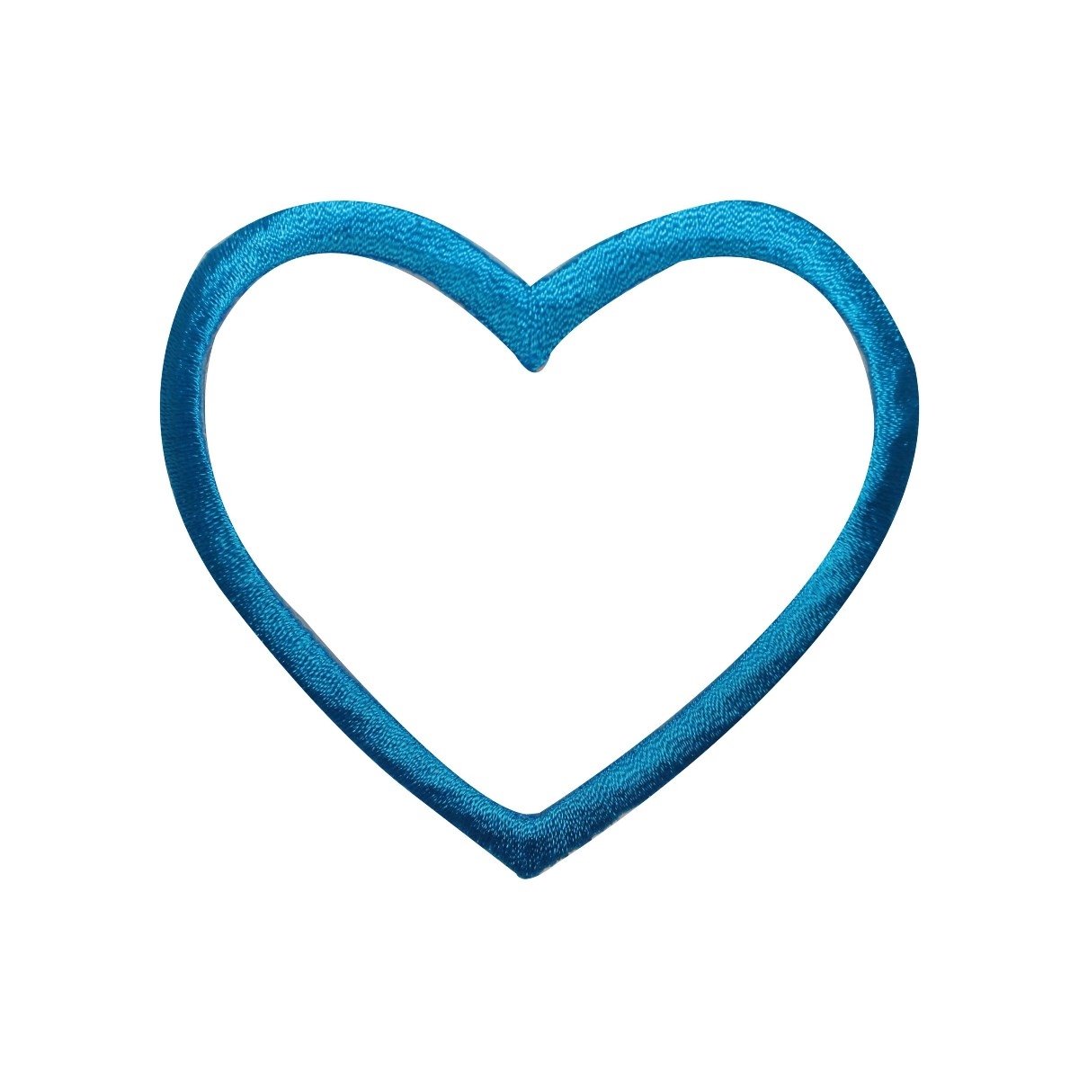 Blue Heart Outline