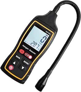 Backlit Screen Halogens Detector Portable Leakage Tester Sniffer HVAC ...