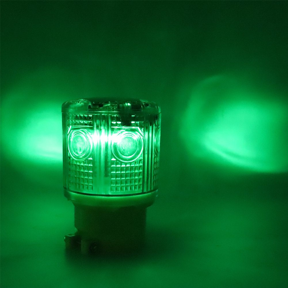 Snapklik.com : Aolyty Solar Strobe Warning Light 360 Degree Single ...