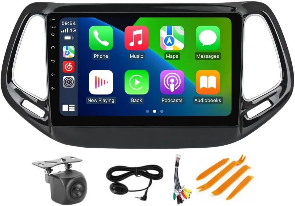 Amazon.com: 8+128GB 8Core Car Radio Stereo for Jeep Compass 2017-2020 ...