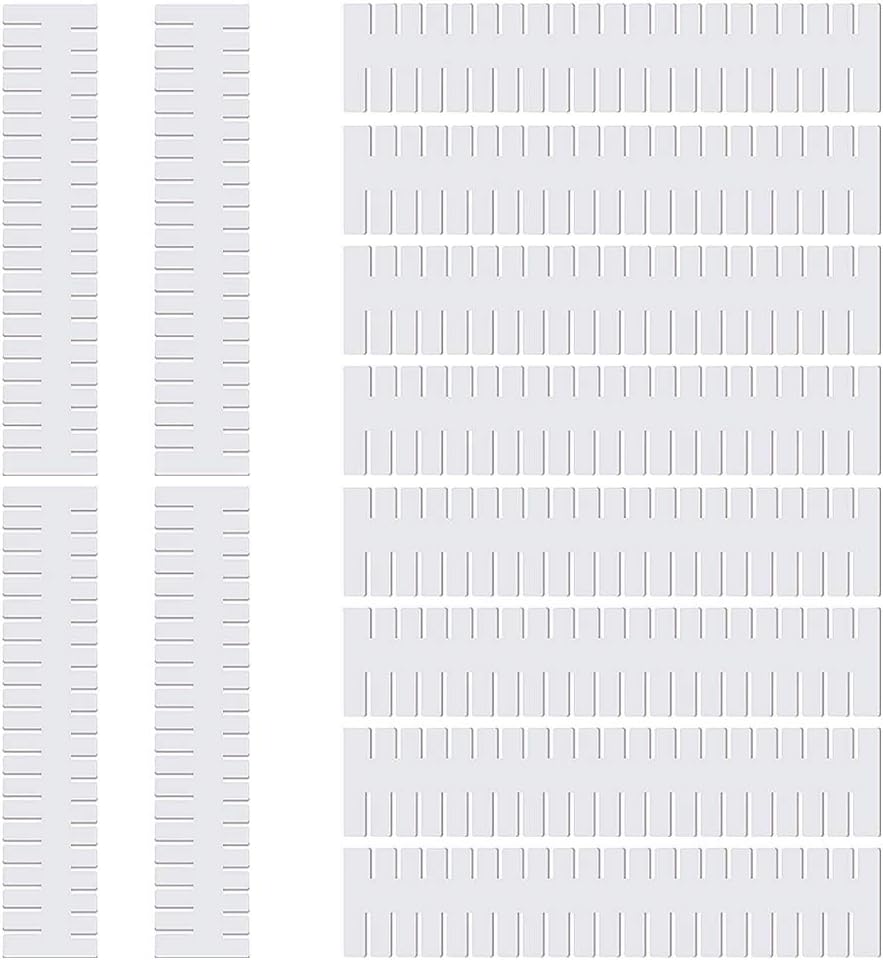 ZoneYan 12Pcs Drawer Grid Divider, Grid Drawer Organiser, Adjustable ...