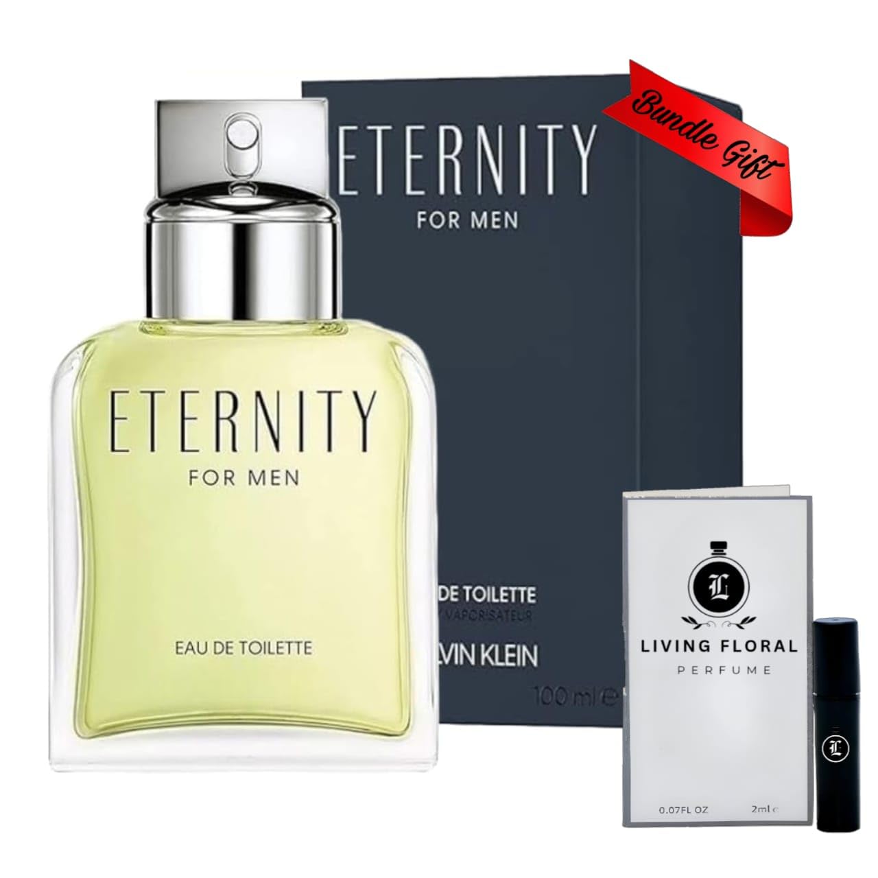 Amazon.com : Bundle- Eternity Cologne for Men 3.4 fl Oz Eau de Toilette ...