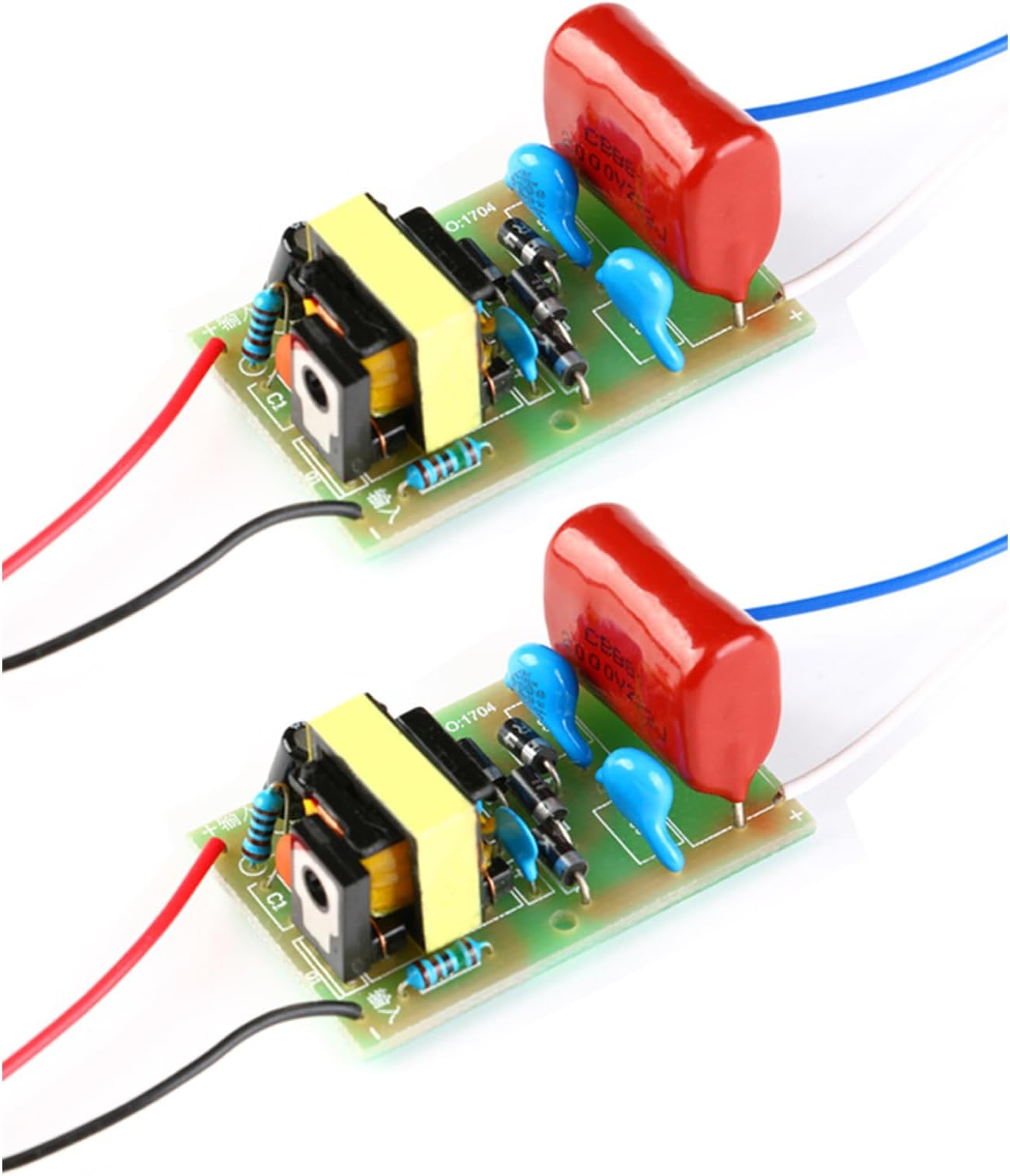Amazon.com: JESSINIE 2PCs Booster Module DC3.7V to 1800V Arc Pulse High ...