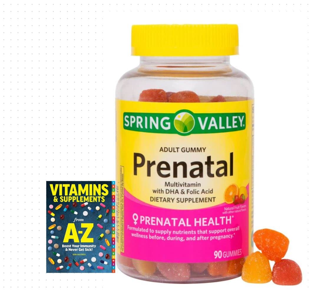 Amazon.com: Spring Valley Adult Gummy Prenatal Multivitamin with DHA ...