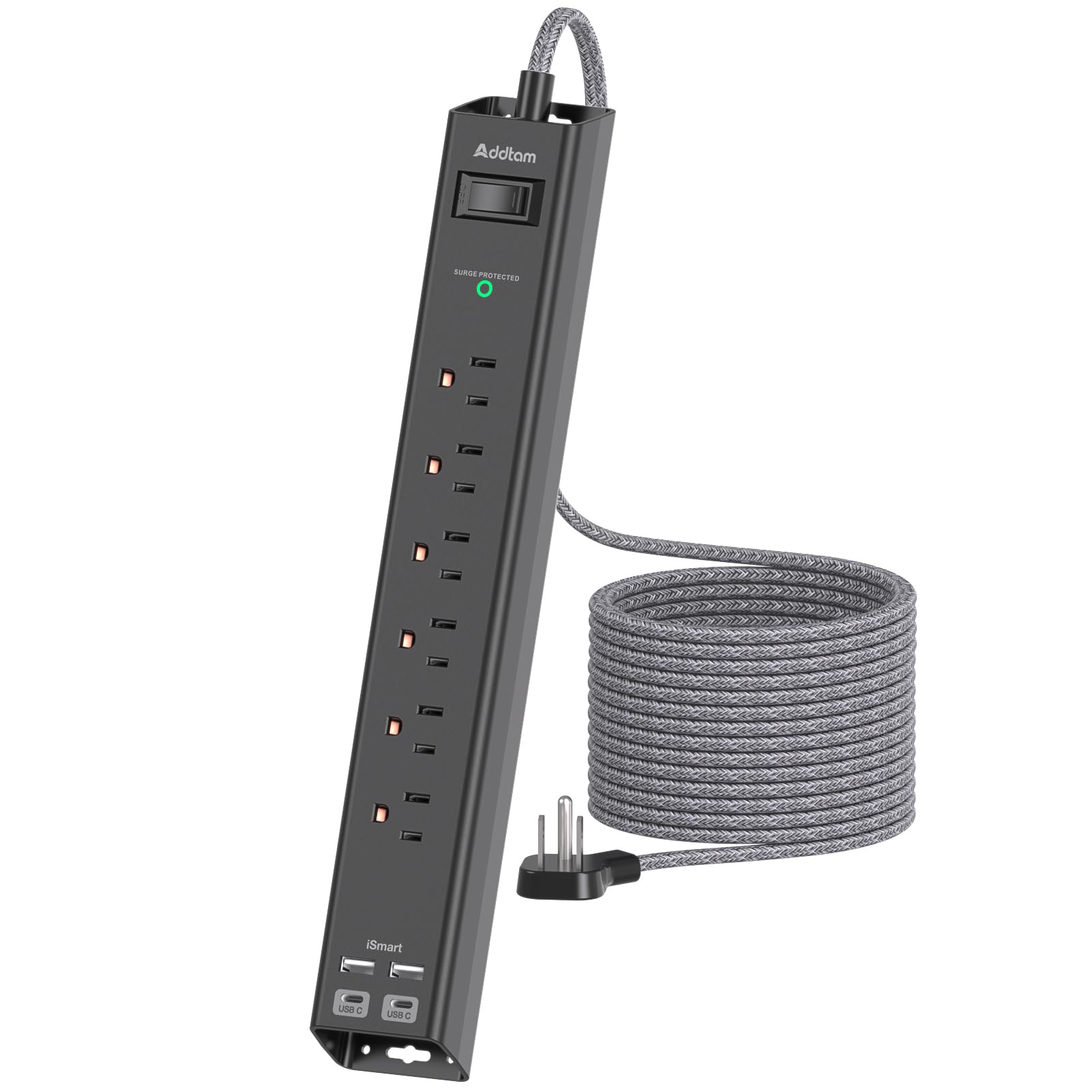 Amazon.com: Extension Cord with Multiple Outlets 10 Ft - Power Strips ...