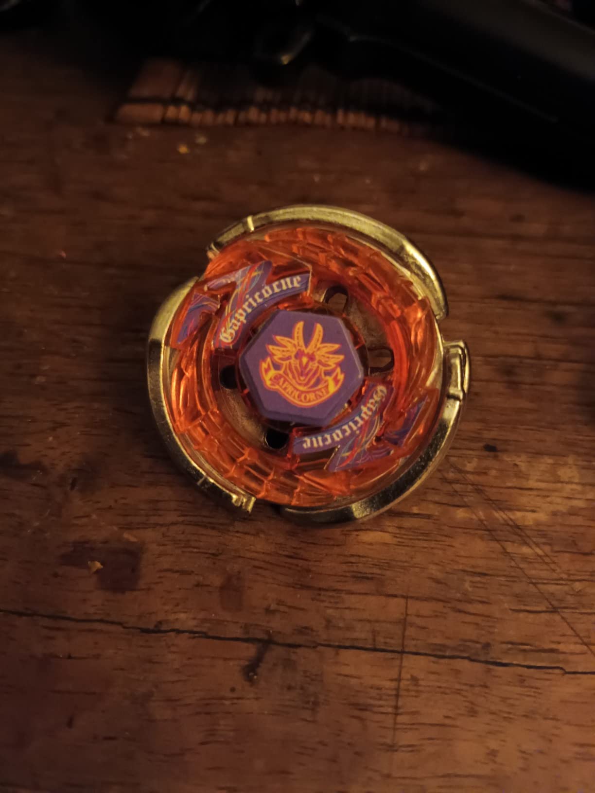 Rapidity Storm Capricorn Mega Metal Fusion Battle Spinner for Beyblade ...