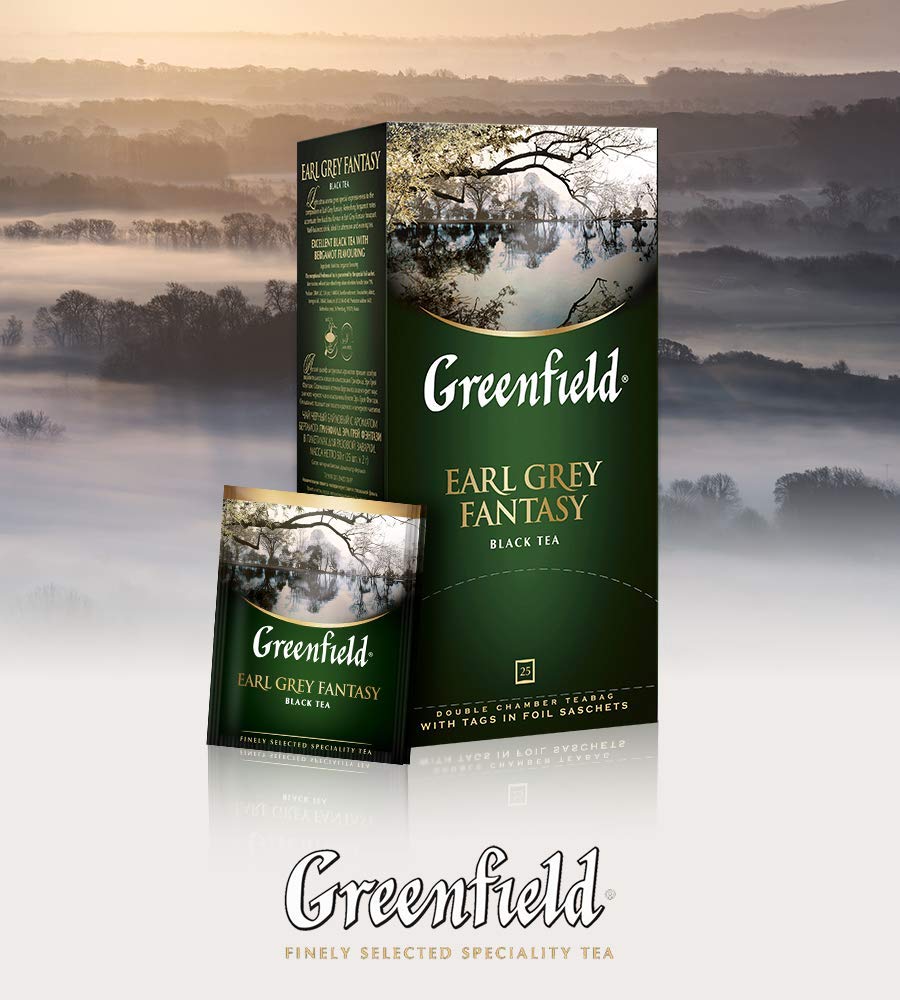 Snapklik.com : Greenfield Earl Grey Fantasy Сlassic Collection Black ...