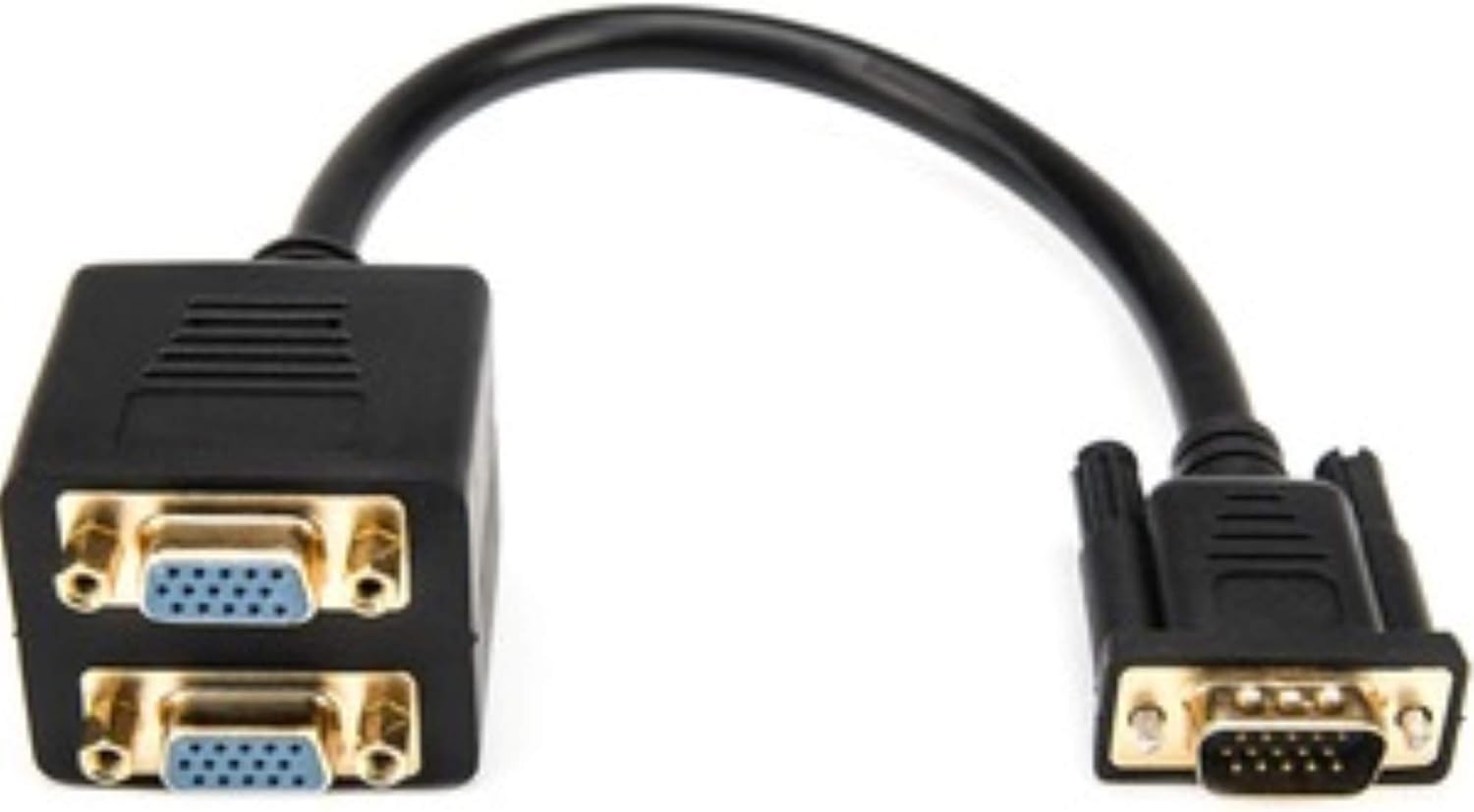 Amazon.com: Rocstor Premium 1 ft VGA to 2X VGA Video Splitter Cable M/F ...
