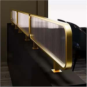 Glass room dividers for restaurant counters – striped design for more ...