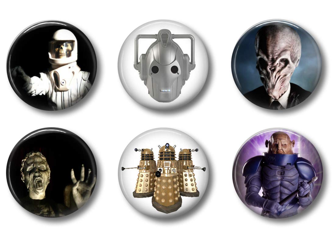 Amazon.com: Cute Locker Magnets - Doctor Who Inspired Theme Set of 6 ...