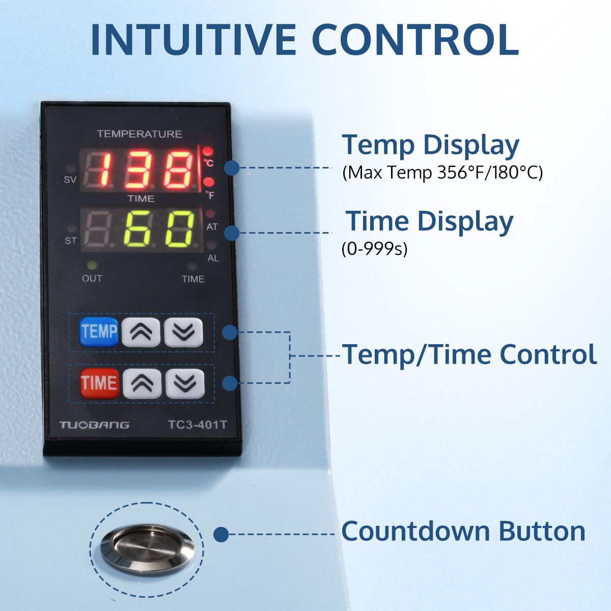 Snapklik.com : DTF Oven, A3 A4 A5 Powder DTF Curing Oven, Time ...