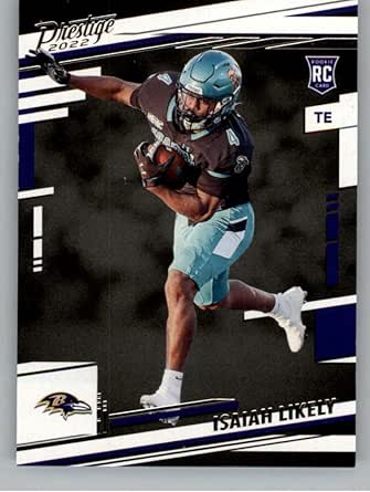 Amazon.com: 2022 Panini Prestige #340 Isaiah Likely RC Rookie Baltimore ...