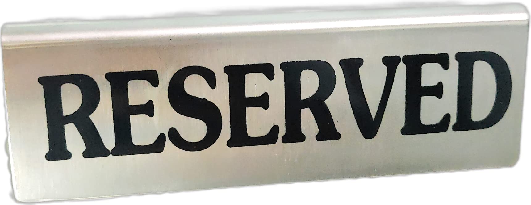 Buy 90 Degree Waterproof Stainless Steel Reserved Table Sign Display ...